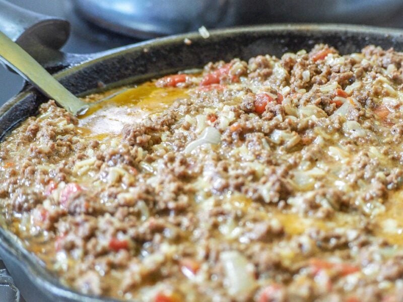 Perfect Dutch Oven Stuffed Green Peppers - Monday is Meatloaf